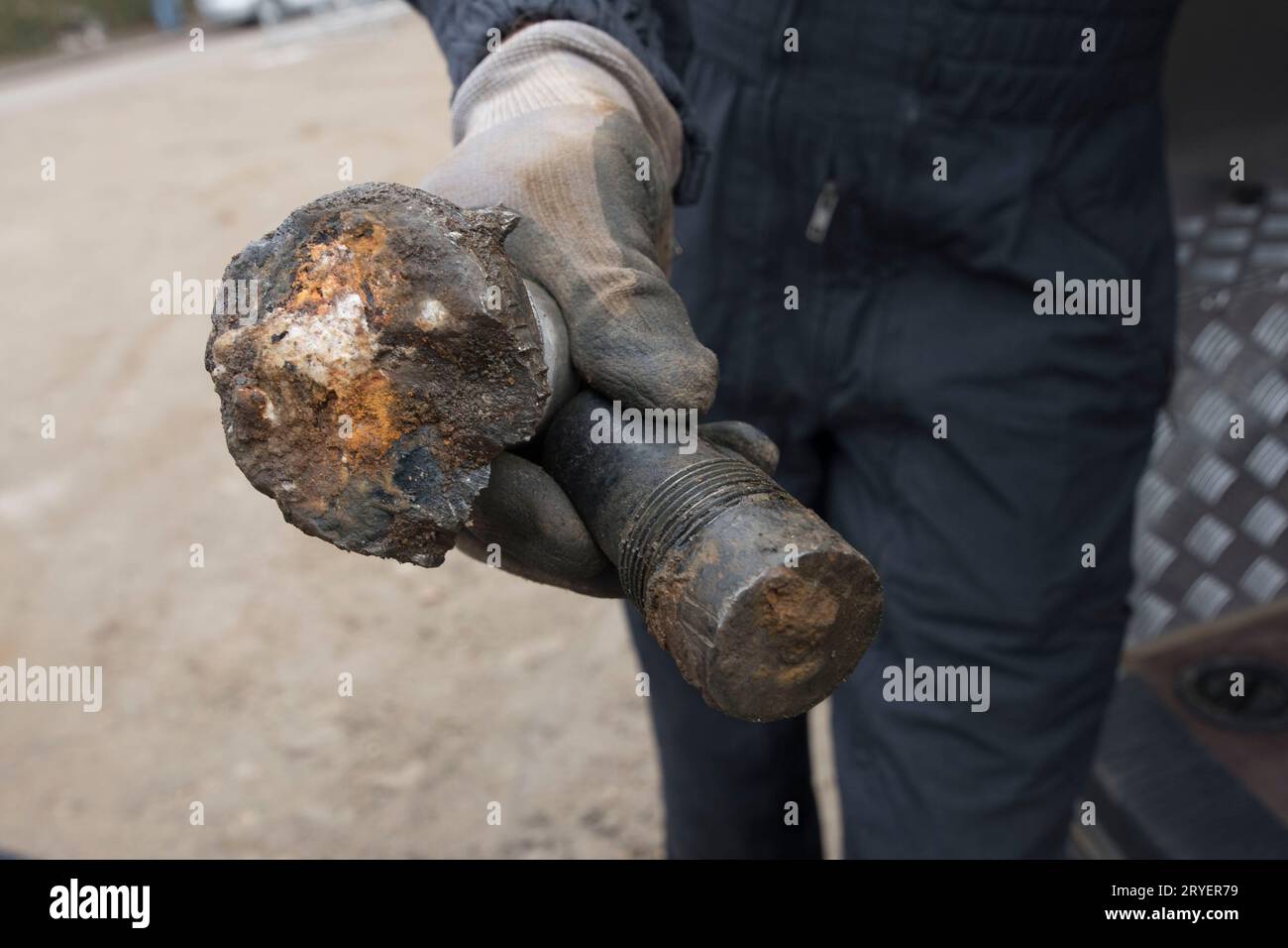 Demining or mine clearance service Stock Photo - Alamy