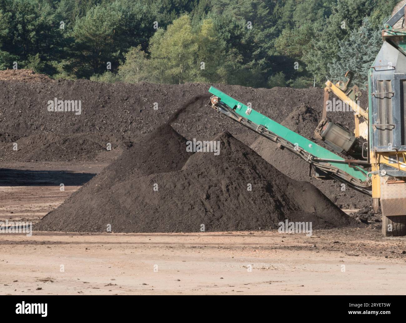 Humus production in agriculture for arable farming Stock Photo - Alamy