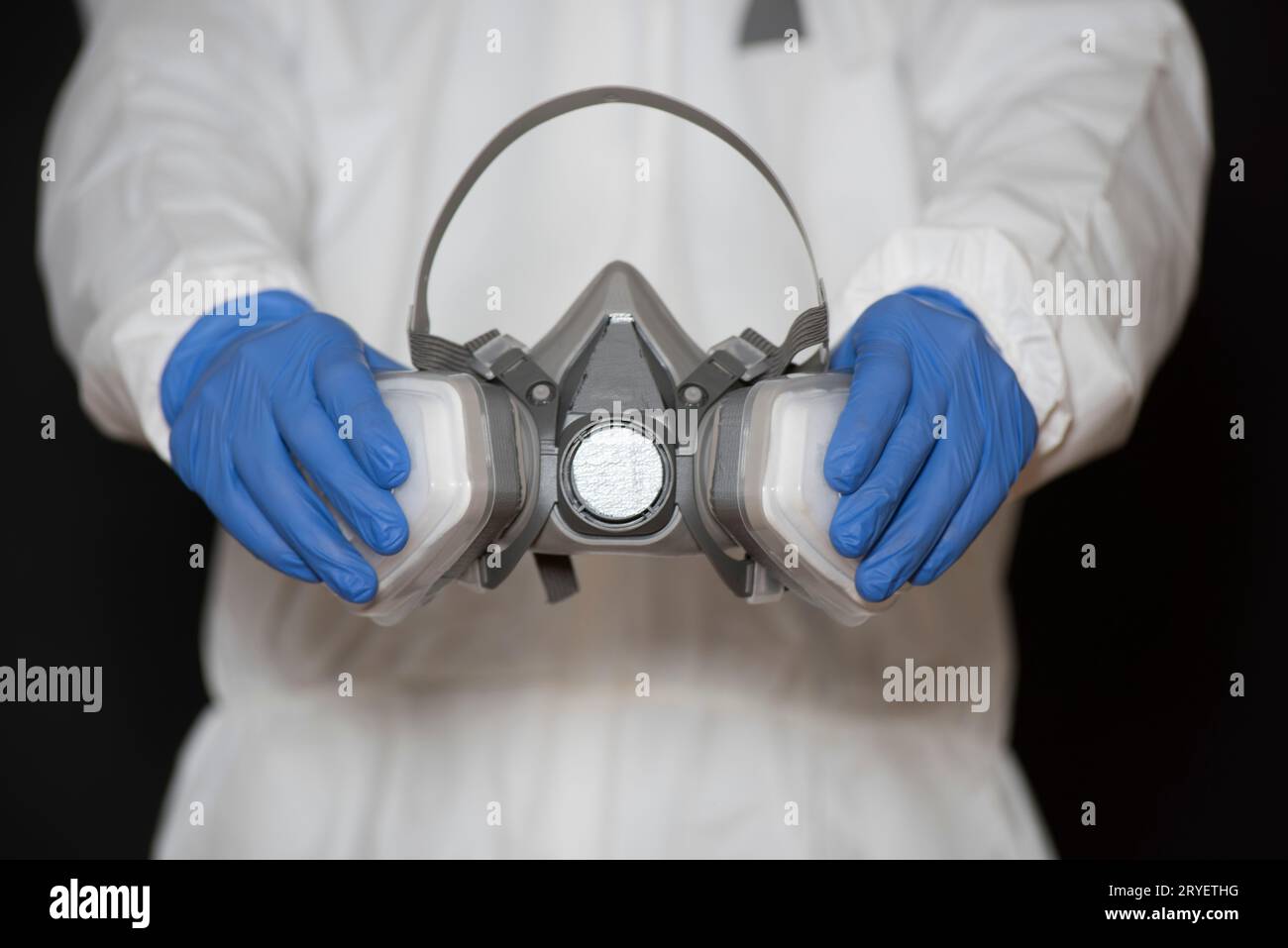Respirator mask or gas mask Stock Photo - Alamy
