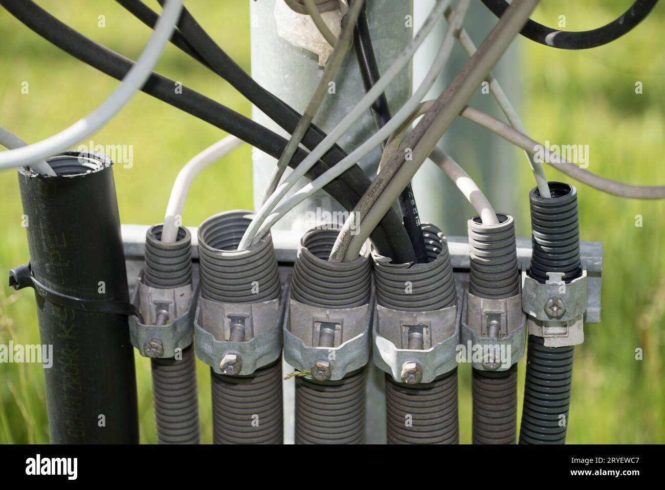 Electric cable for plugging devices with power Stock Photo - Alamy