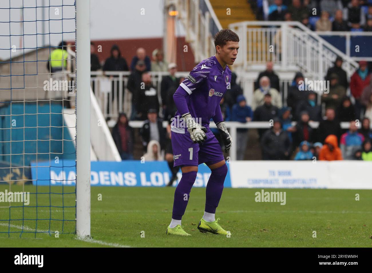 Dorking Wanderers' Harrison Male during the Vanarama National League ...
