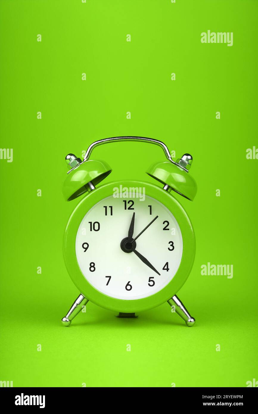 Green alarm clock hi-res stock photography and images - Alamy