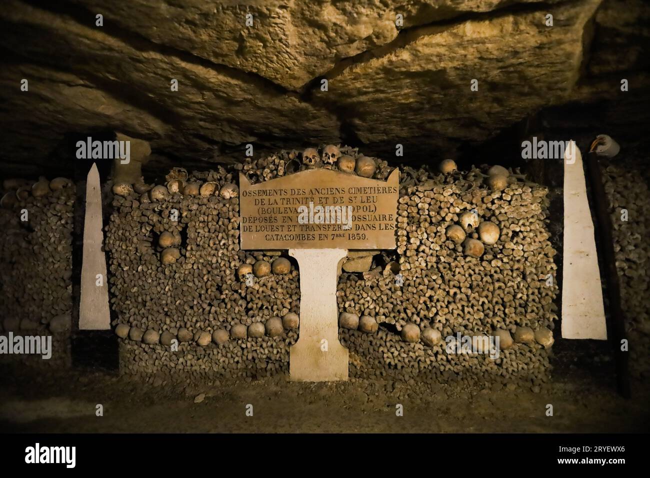 September 30, 2023: The Paris Catacombs, a network of underground ...