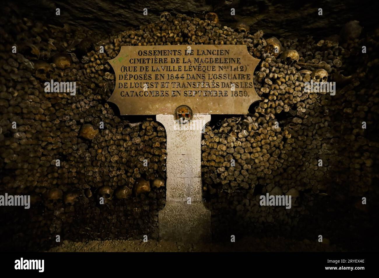 September 30, 2023: The Paris Catacombs, a network of underground ...