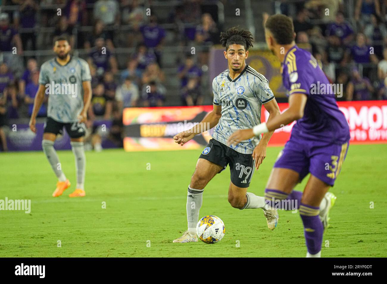 Orlando, Florida, USA, September 30, 2023, CF Montreal player Nathan ...