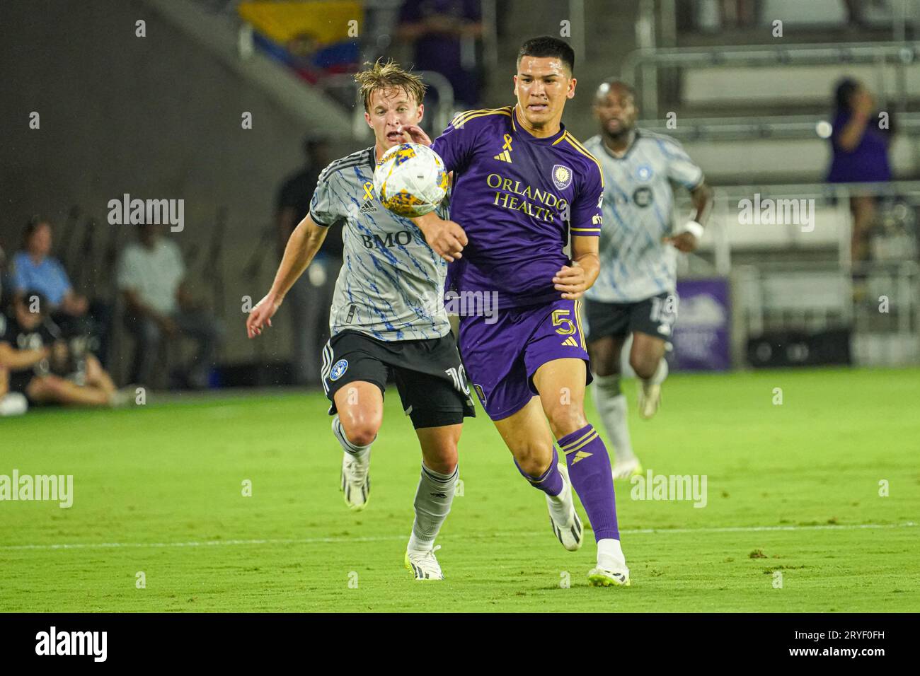 Orlando, Florida, USA, September 30, 2023, CF Montreal player Bryce ...