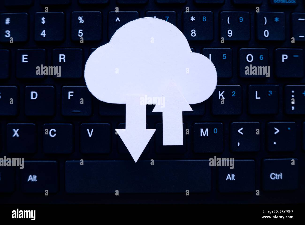 Cloud Computing Data Storage Concept Network Computing Technologies Digital Server Icon Of