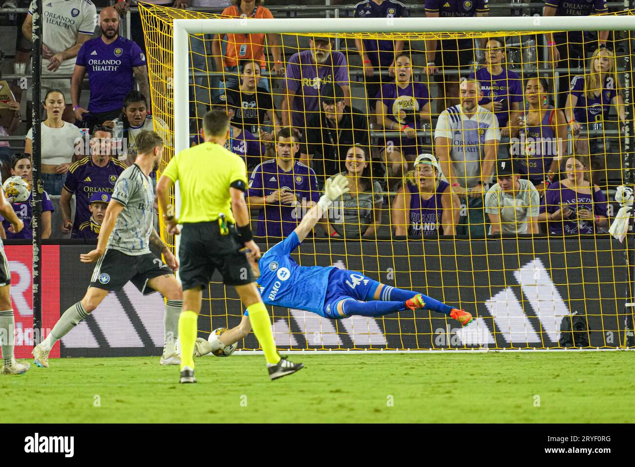 Orlando, Florida, USA, September 30, 2023, CF Montreal goalkeeper ...