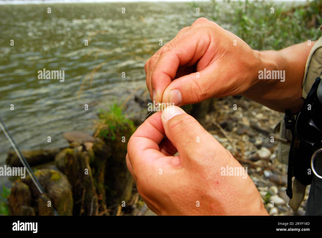 Fish hook exercise hi-res stock photography and images - Alamy