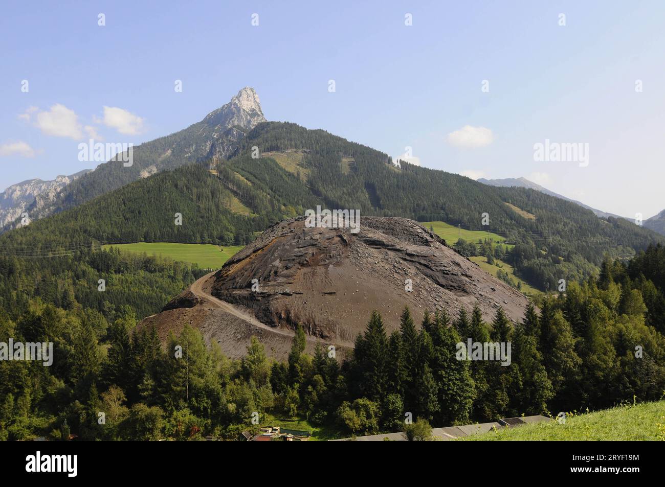 Slag heap from iron ore mining Stock Photo - Alamy