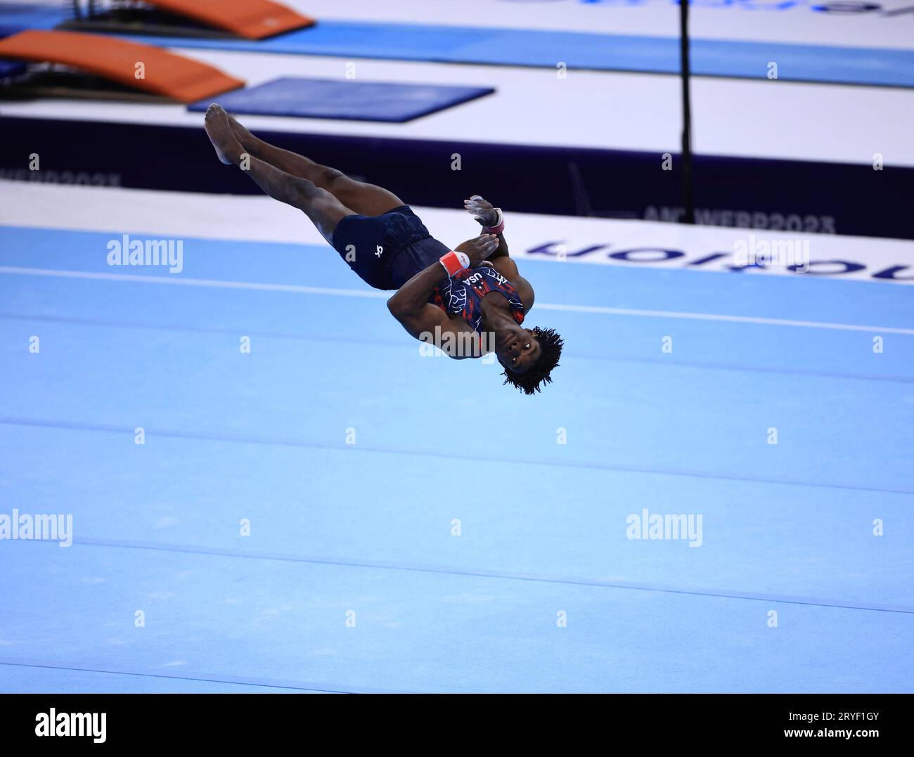 RICHARD Frederick of United States performs during floor of ...