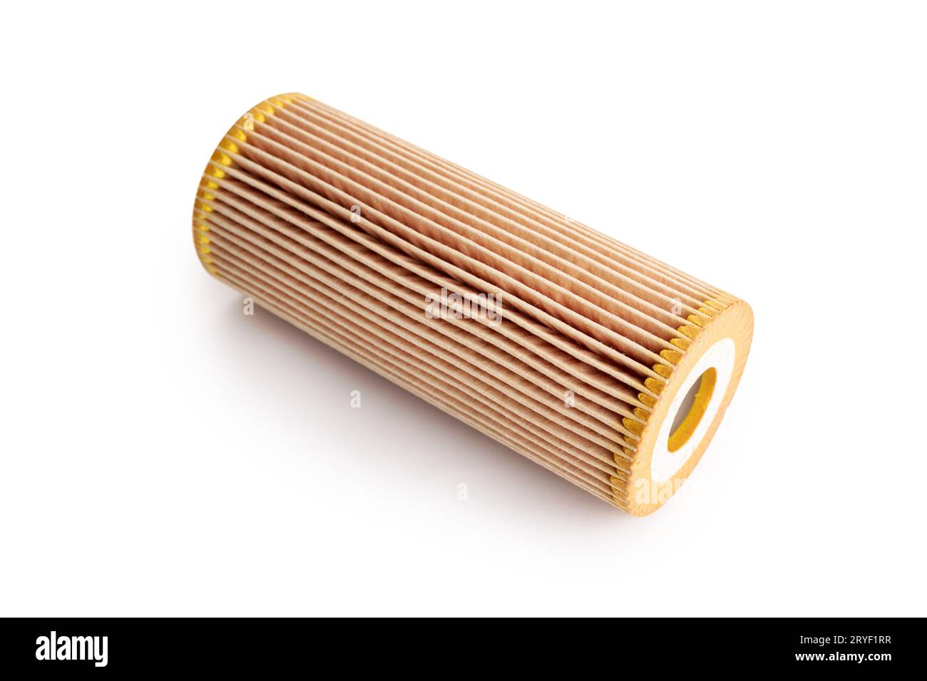 Paper Engine oil filter isolated on white background Stock Photo - Alamy