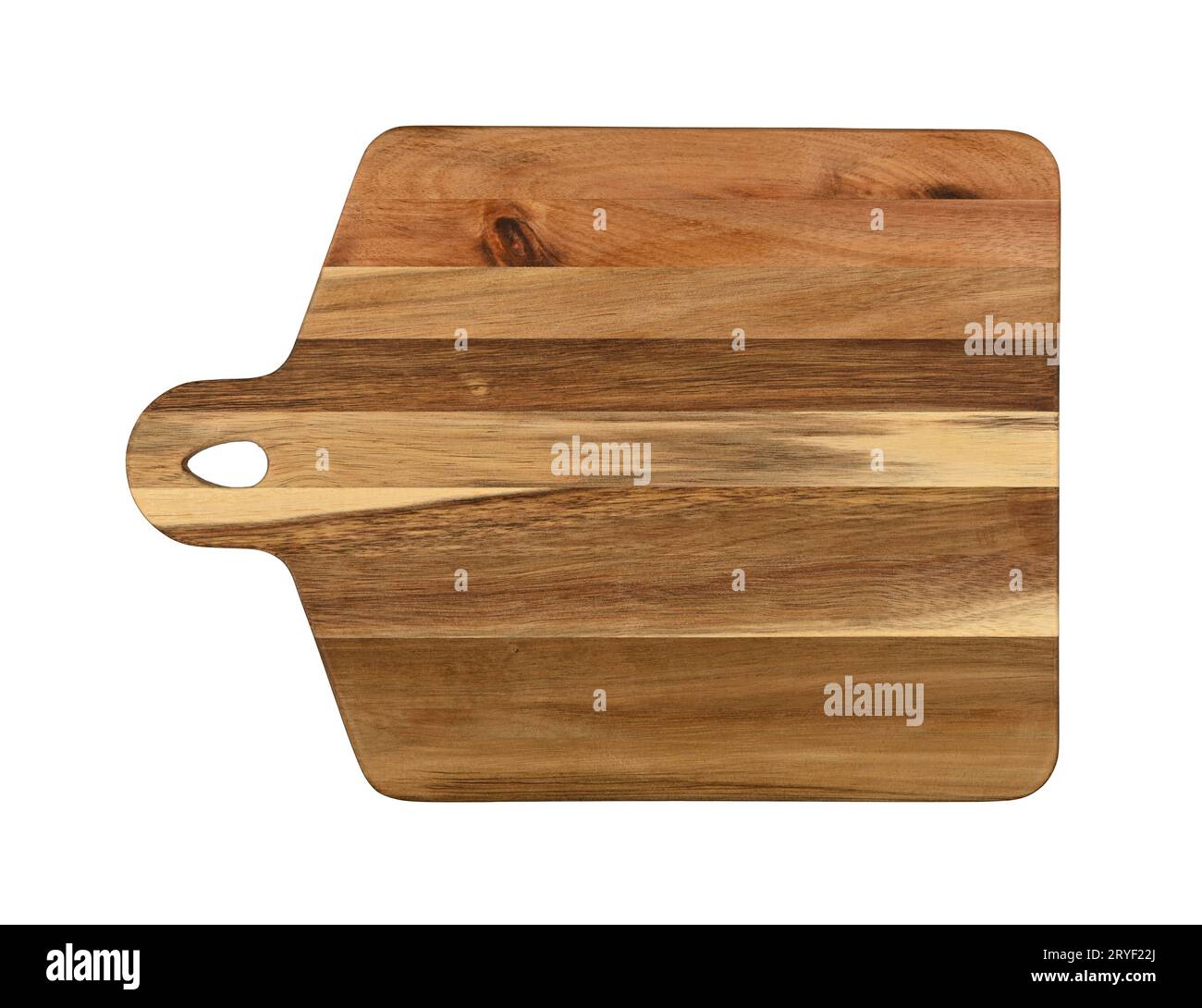 Oak wood cutting board isolated on white Stock Photo - Alamy