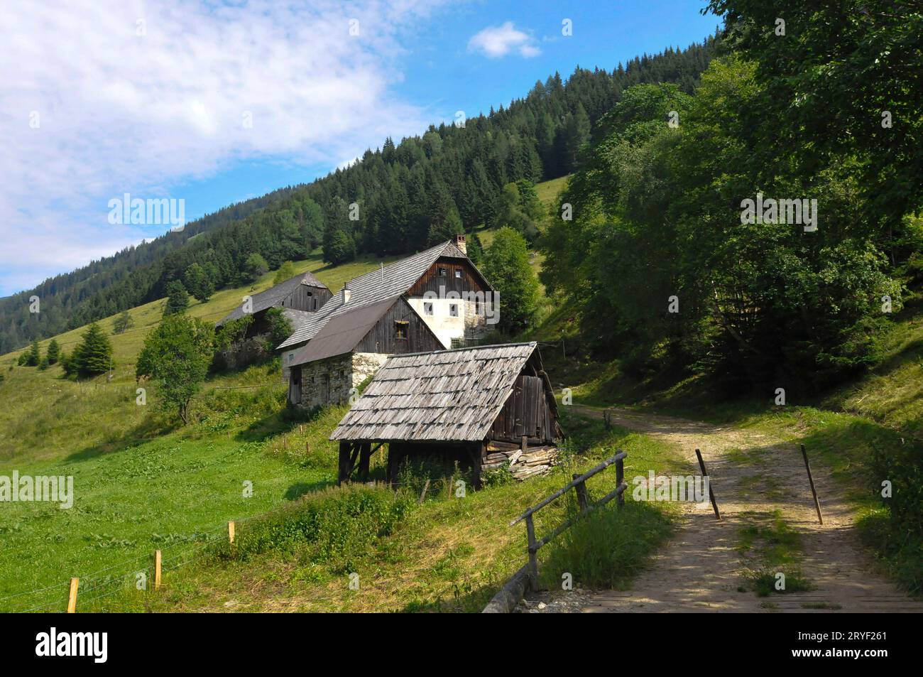 Old building in the countryside Stock Photo - Alamy