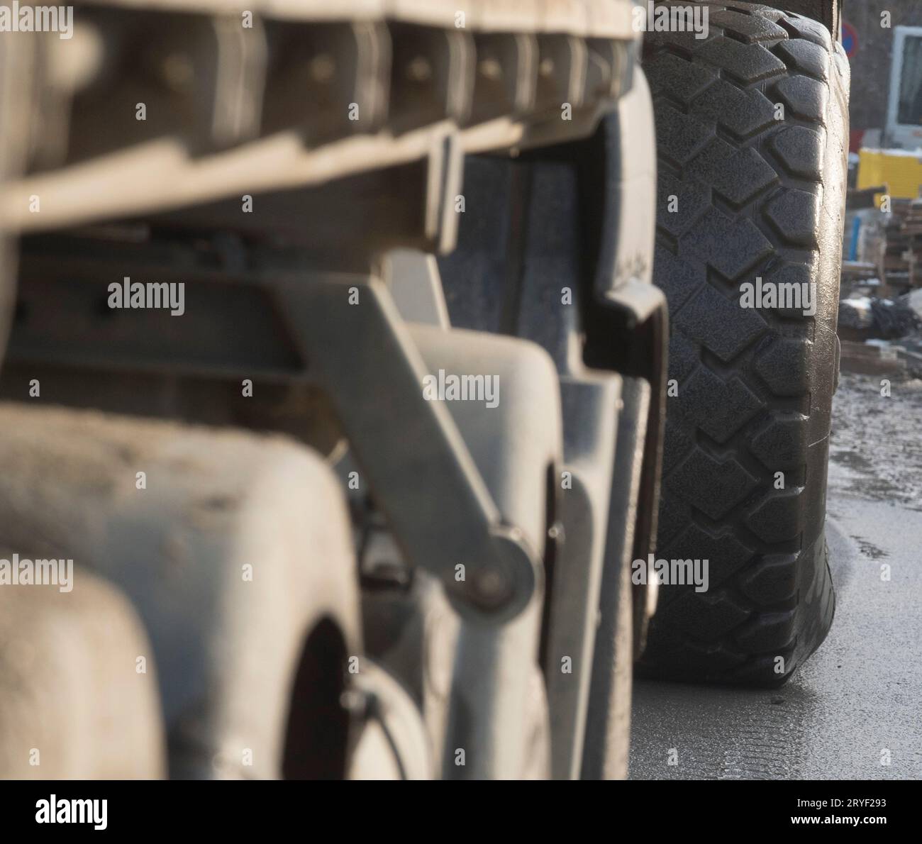 Big tires commercial vehicles hi-res stock photography and images - Alamy