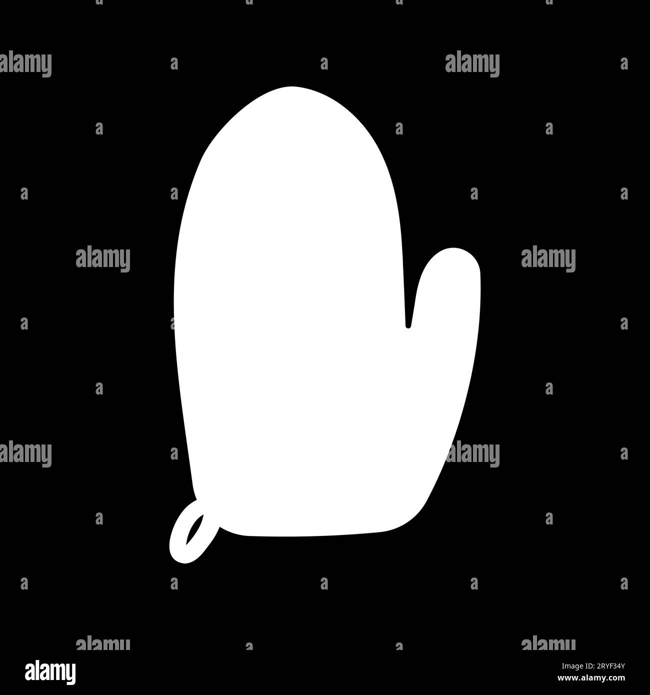 Flat mitten Black and White Stock Photos & Images - Alamy