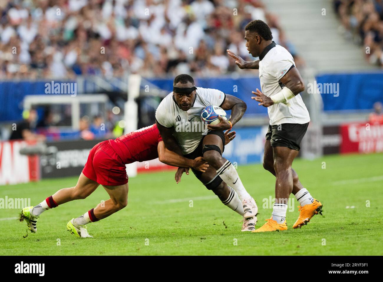 Levani Botia (FIJ) during the 2023 Rugby World Cup Pool C match between ...