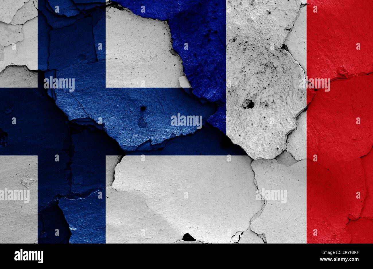 Finland france national flags on hi-res stock photography and images ...