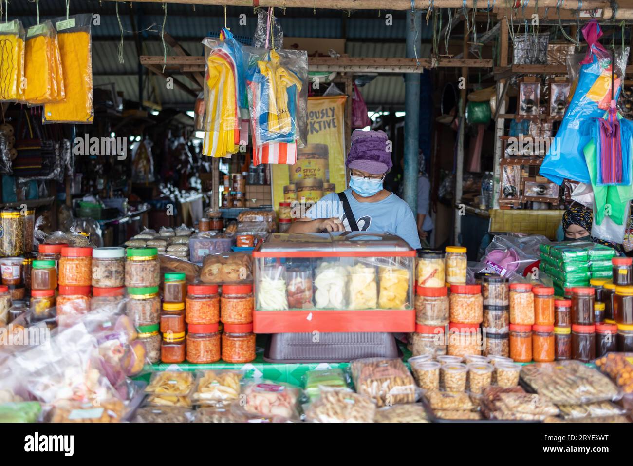 Kundasang, Sabah, Malaysia-December 18, 2021: Candid Point of view ...