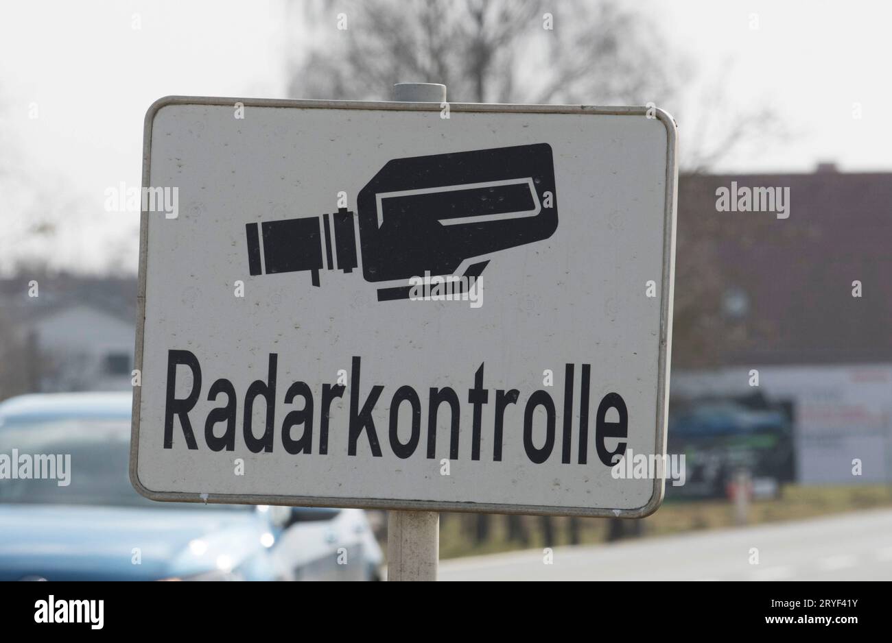 Traffic radar for speed measurement Stock Photo - Alamy