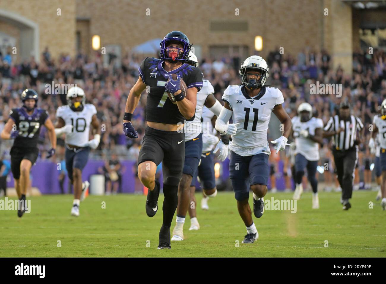 Fort Worth, Texas, USA. 30th Sep, 2023. TCU Horned Frogs wide receiver ...