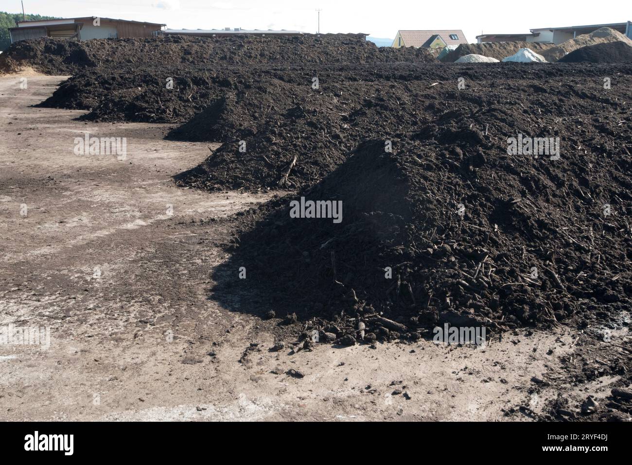 Humus production in agriculture for arable farming Stock Photo - Alamy
