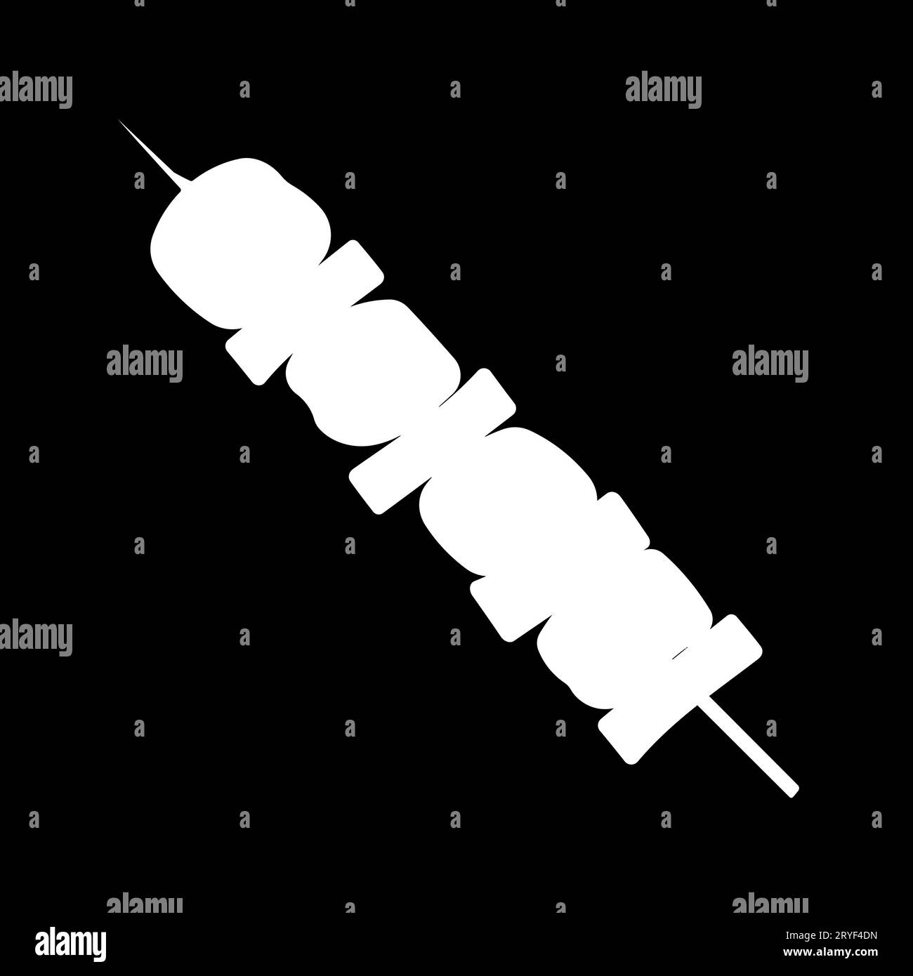 Shish kebab Black and White Stock Photos & Images - Alamy