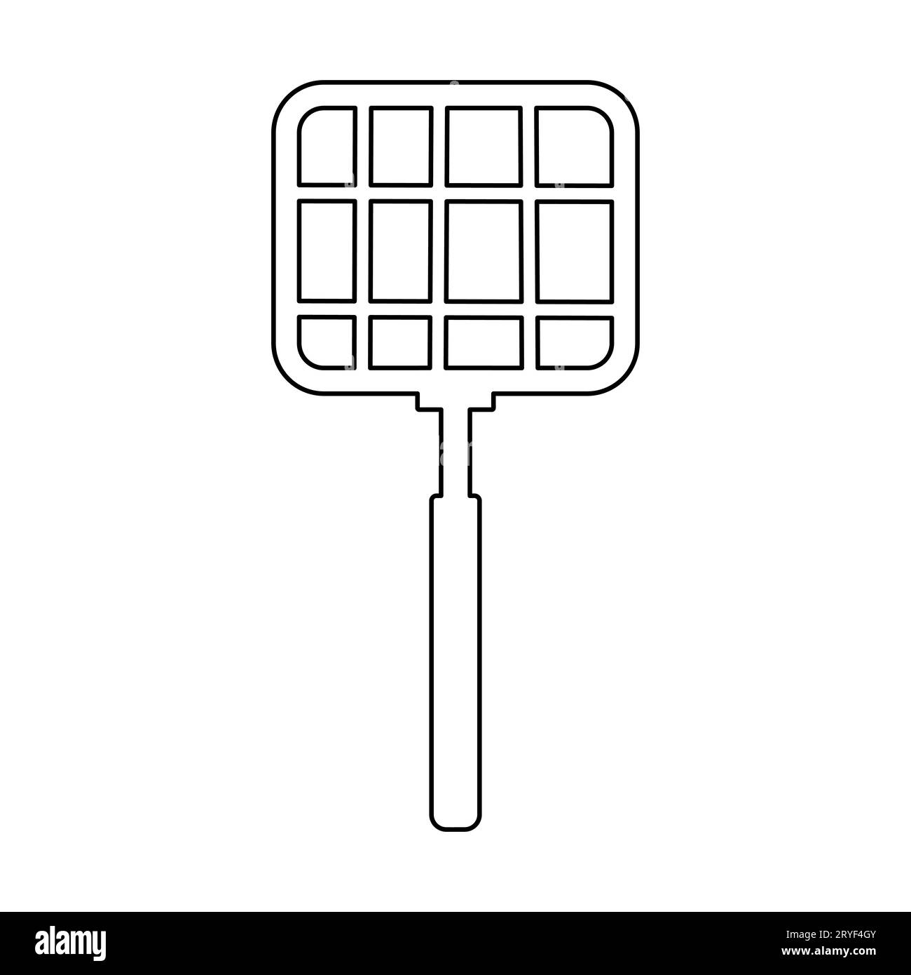 grill grate bbq fry cook line doodle Stock Vector Image & Art - Alamy