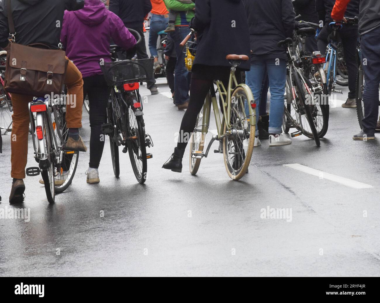 Riding a bicycle in the city Stock Photo - Alamy