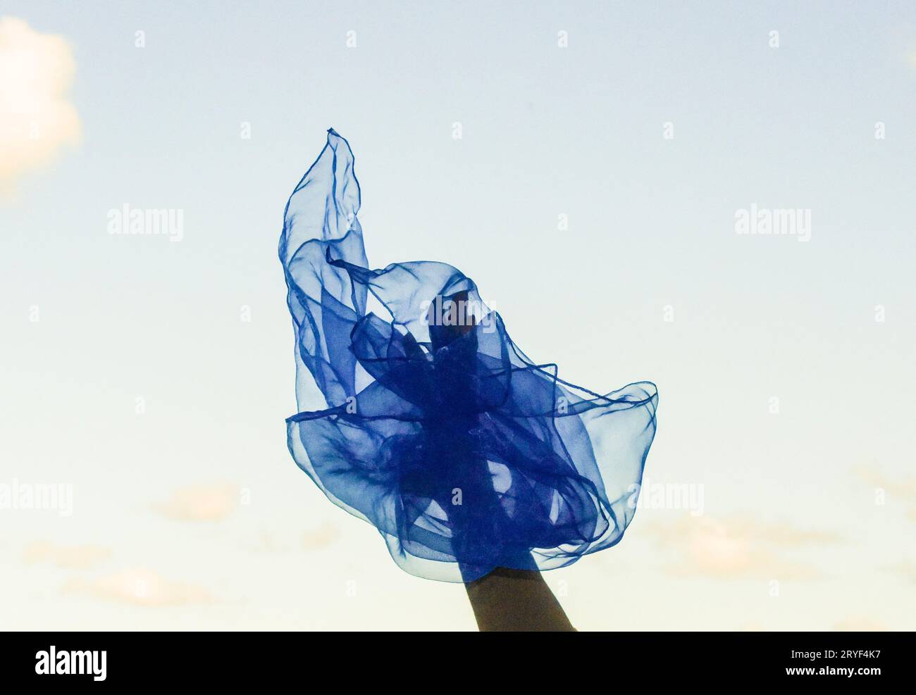 The color blue, associated with cold and sadness Stock Photo - Alamy