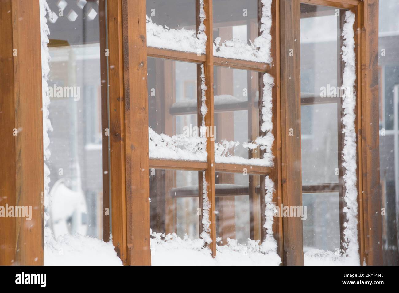 Window pane in a building Stock Photo - Alamy