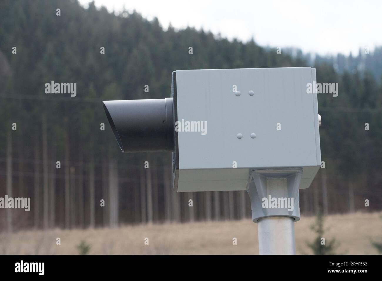 Traffic radar for speed measurement Stock Photo - Alamy