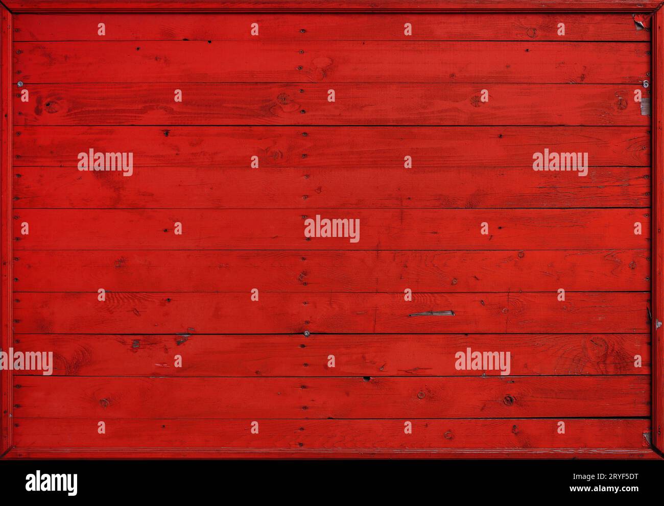 Red painted wooden fence hi-res stock photography and images - Alamy