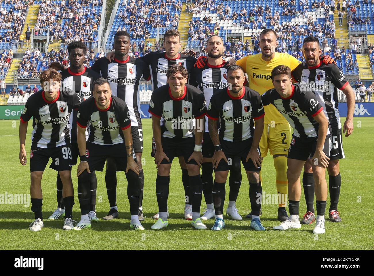 Brescia, Italy. 30th Sep, 2023. ascoli team photo during Brescia FC vs ...