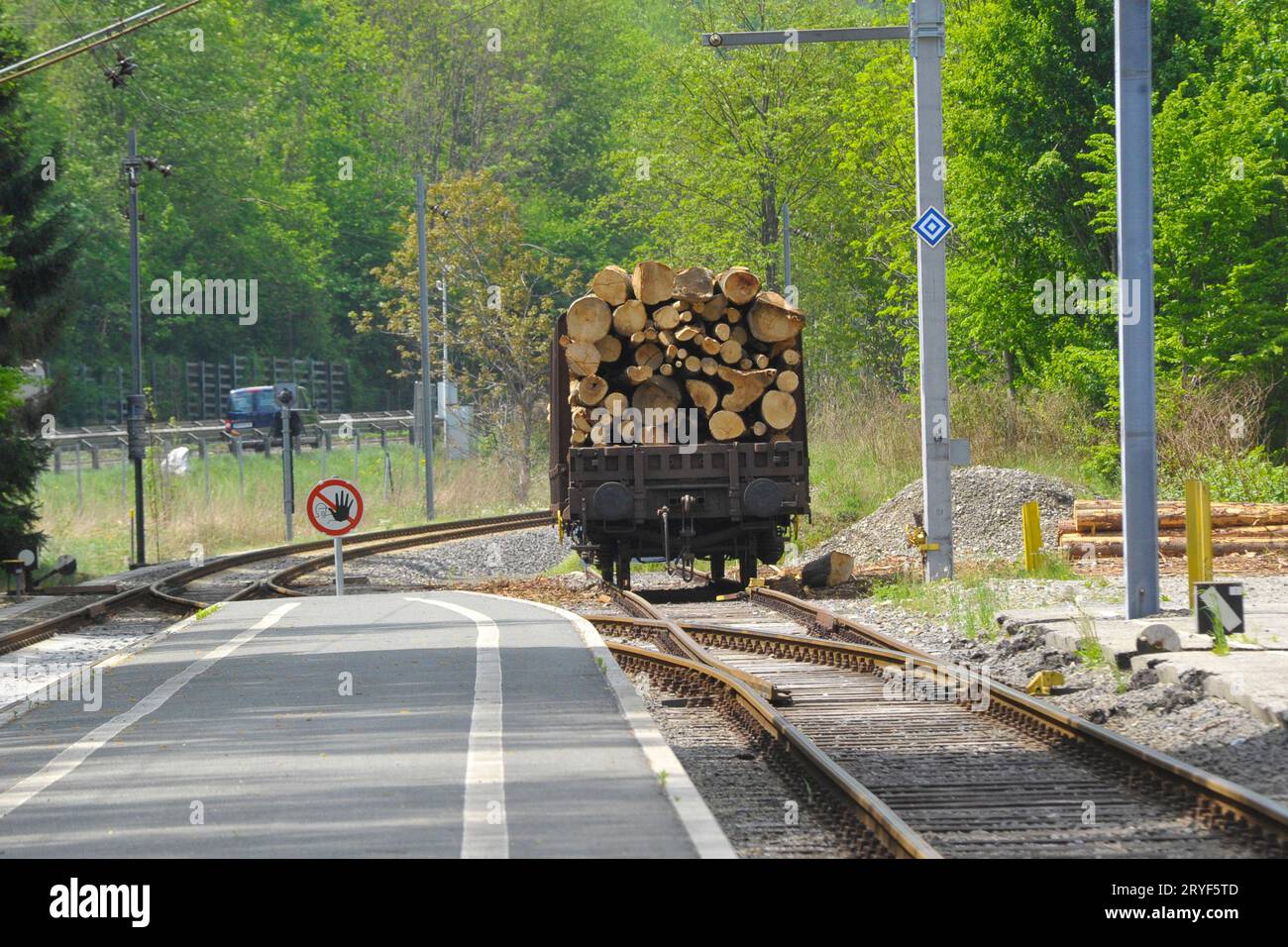 Goods train line hi-res stock photography and images - Alamy