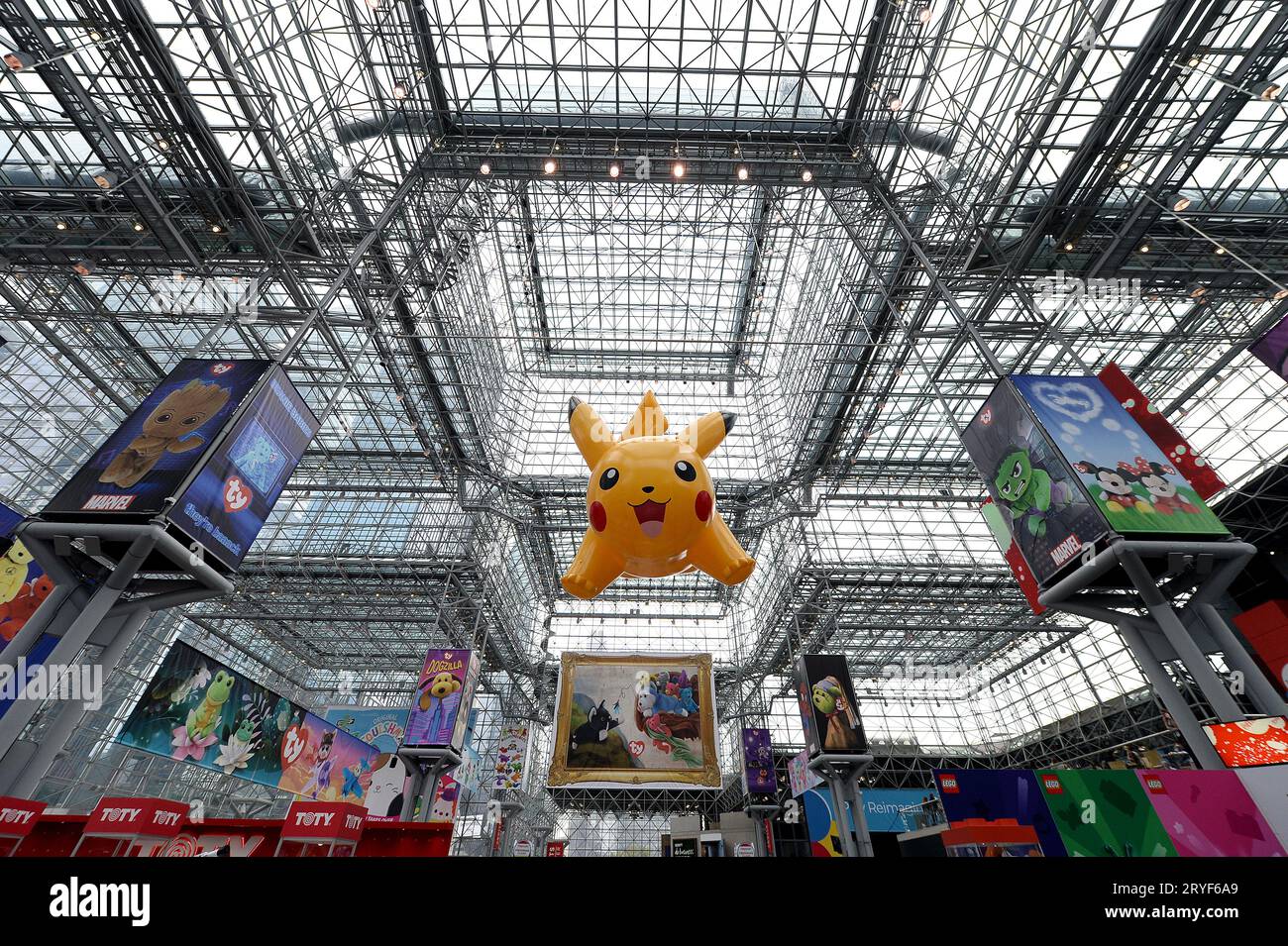 New York, USA. 30th Sep, 2023. A large Pokemon ‘Pikachu' character ...
