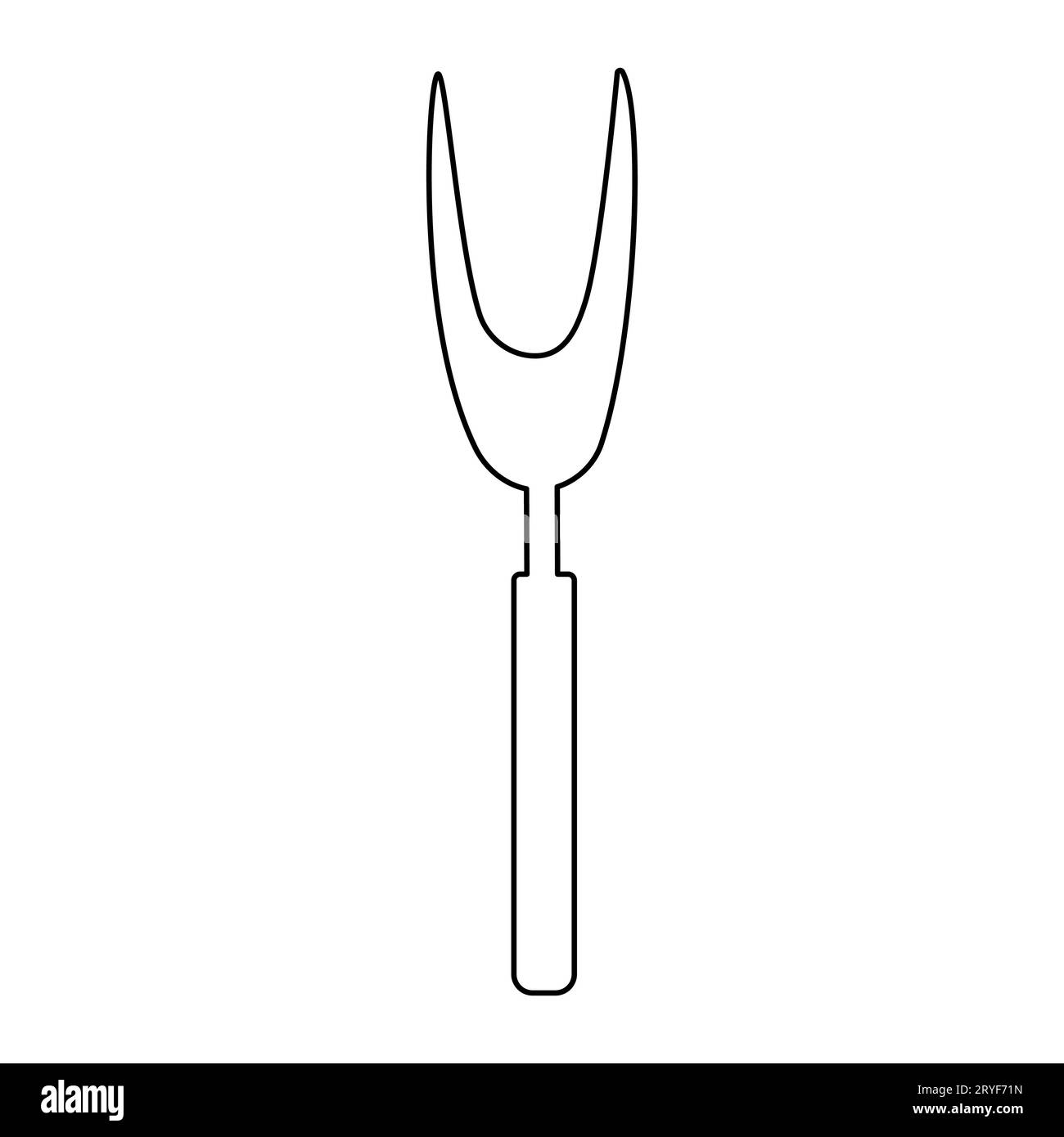 Meat fork Black and White Stock Photos & Images - Alamy
