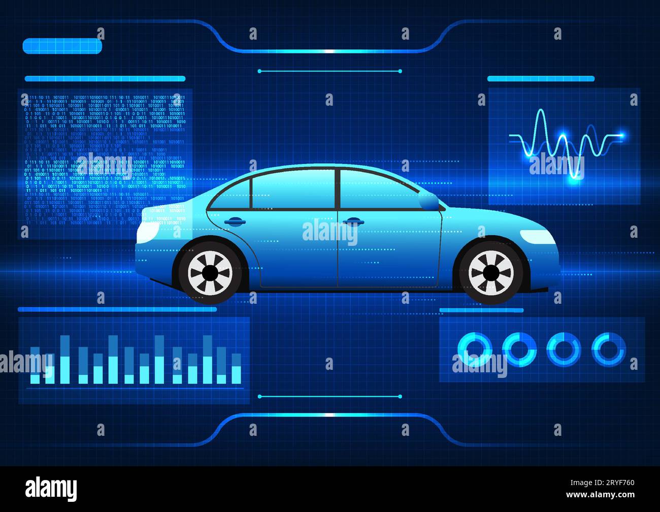 Car innovations Stock Vector Images - Alamy