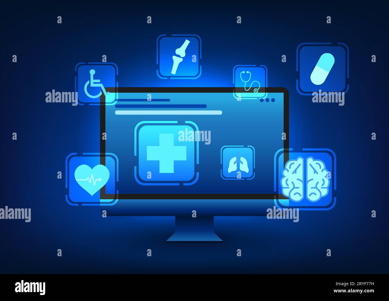 Doctor cyber Stock Vector Images - Alamy