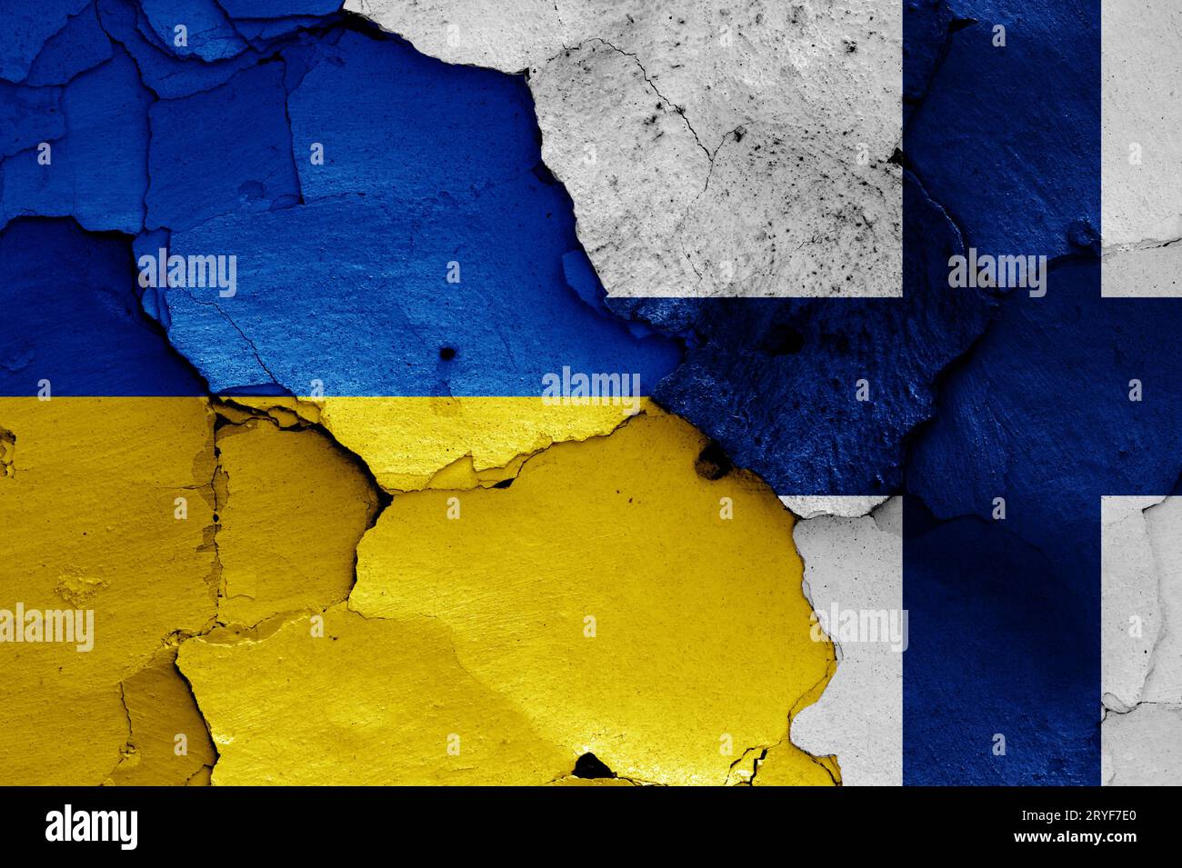 Ukraine finland flags hi-res stock photography and images - Alamy