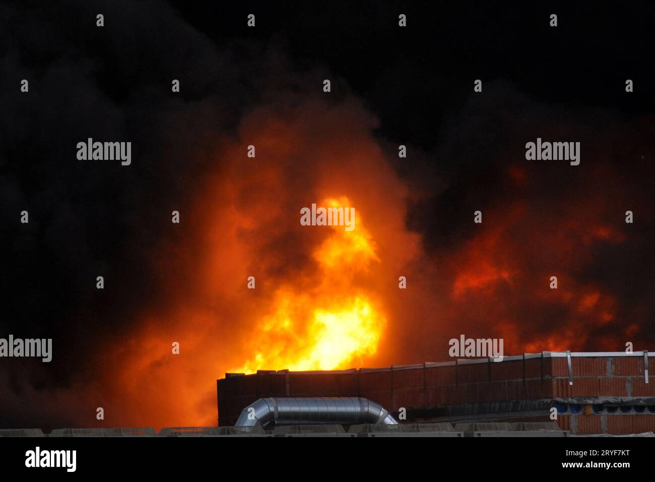 Toxic flue gas in fires Stock Photo - Alamy