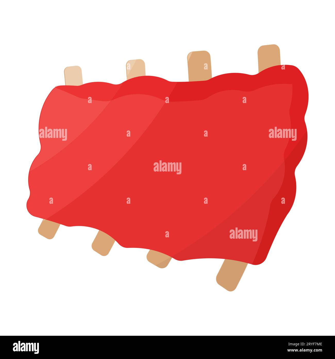 Cook ribs Stock Vector Images - Alamy