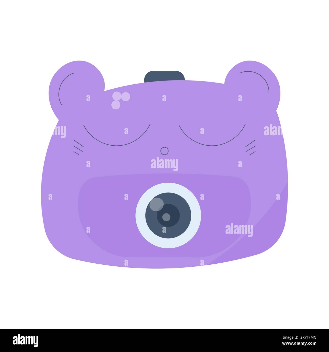 Toy photo camera Stock Vector Images - Alamy