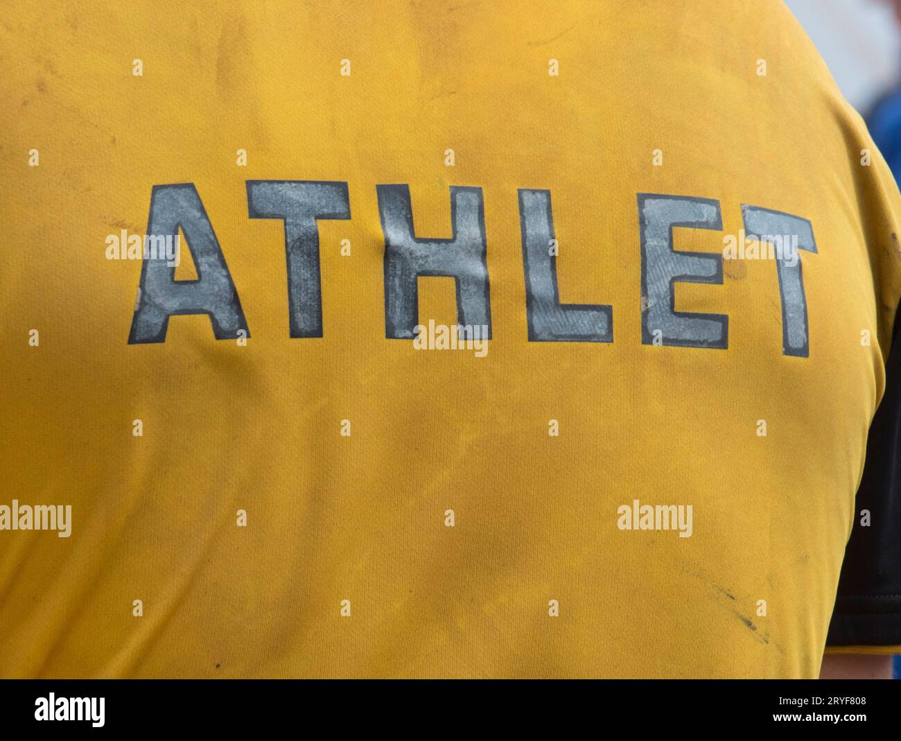 Symbol for athlete and physical training Stock Photo - Alamy
