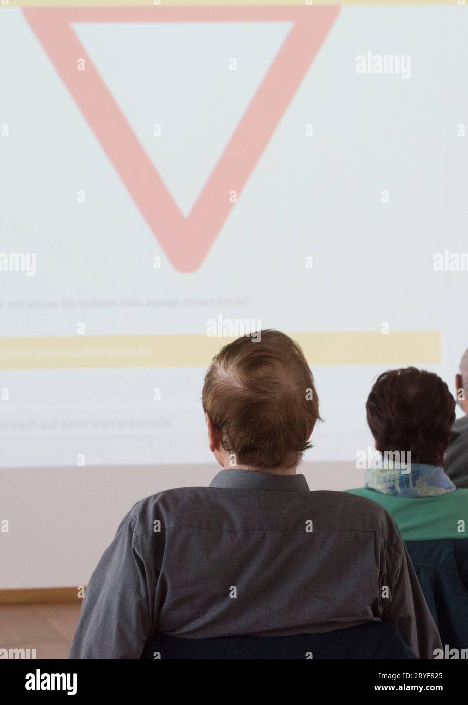 Road safety education for adults Stock Photo - Alamy