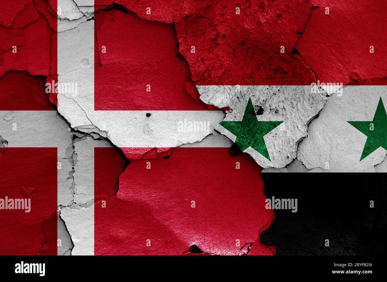 Syria denmark flag hi-res stock photography and images - Alamy