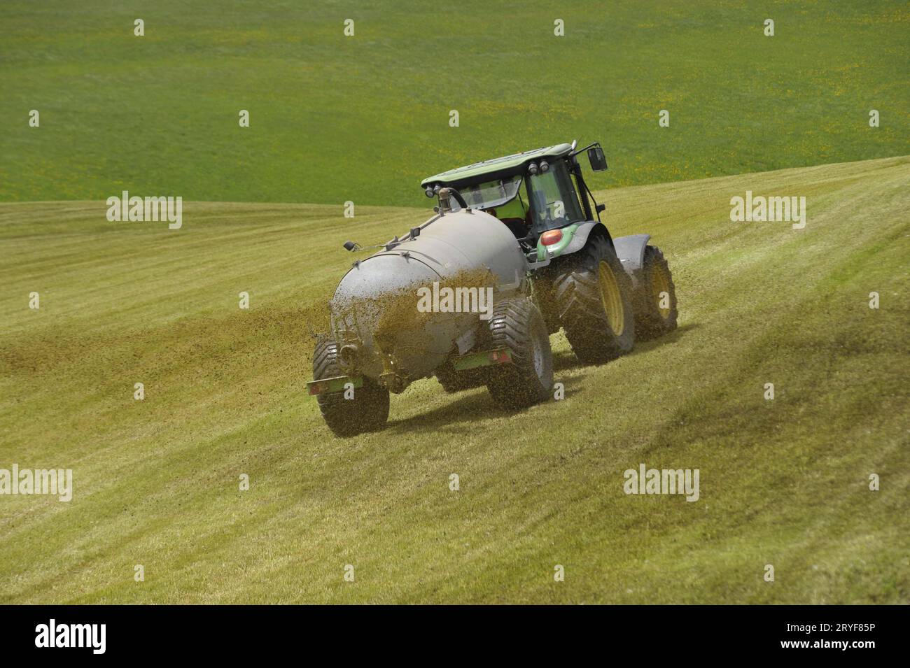 Liquid manure from animals as fertilizer Stock Photo - Alamy