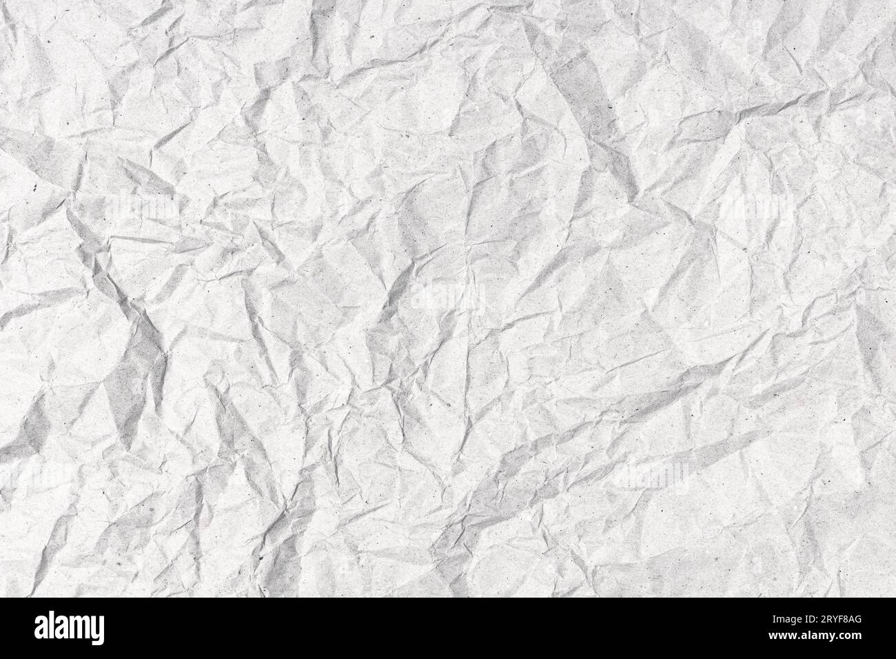 Gray Crumpled paper background texture. Full frame Stock Photo - Alamy