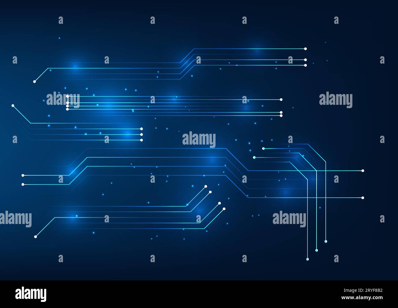 Circuit board technology background, The circuit board sends signals to ...