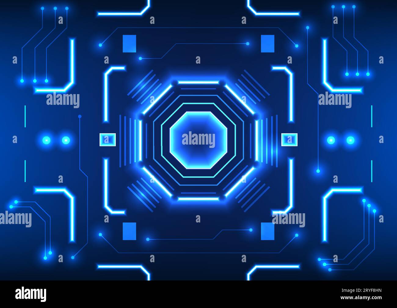 Screen technology background It is a vector illustration designed to ...